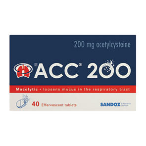 ACC 200 EFFERVESCENT TABLETS 40 – Coachman's Pharmacy